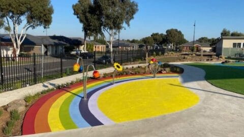 School Playground Linemarking in Craigieburn, Melbourne